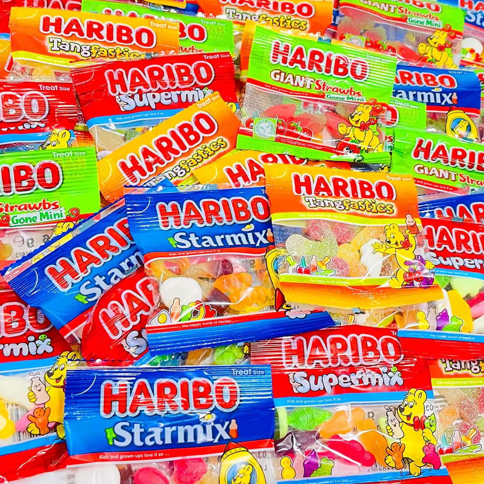 Haribo Sweets 40 sacs de bonbons 4 variétés gâteries | Etsy