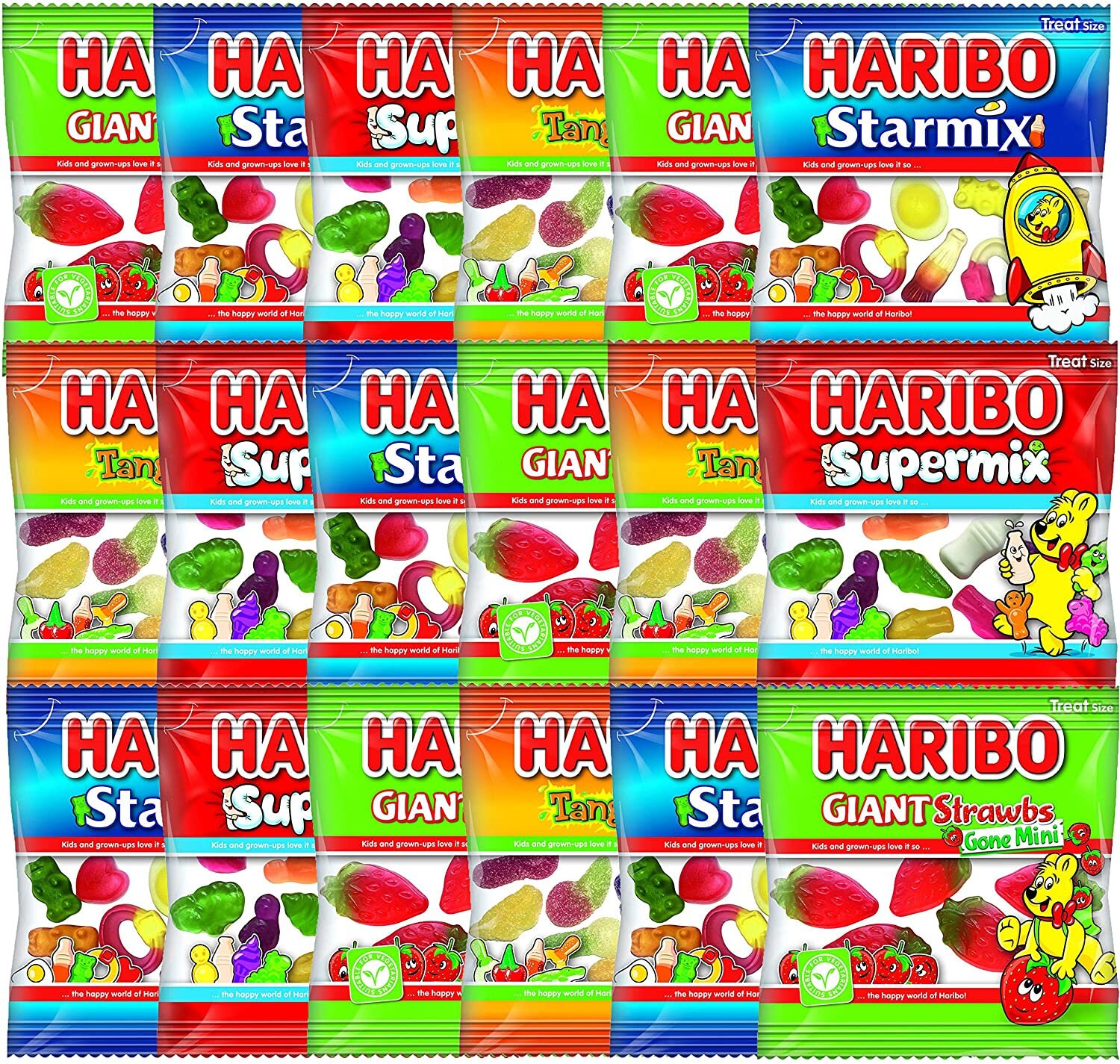 Haribo Sweets 40 Bags of Sweets 4 Varieties Sweet Treats - Etsy