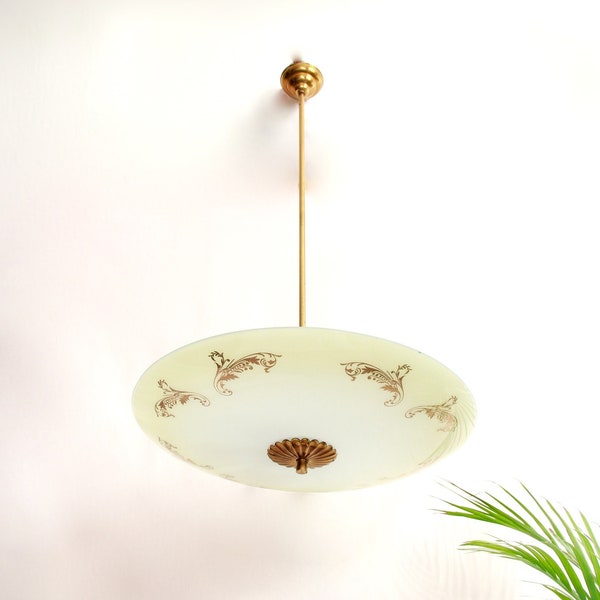 1950s Ceiling Light - Etsy Australia