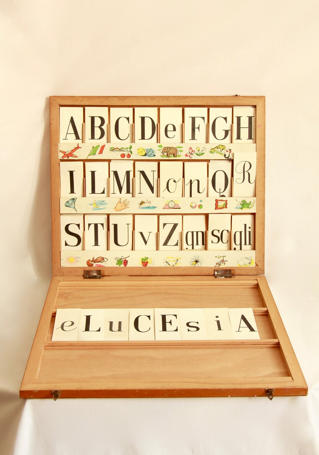 ABC, Antique Italian School Alphabet, Italy, 1940s - Etsy