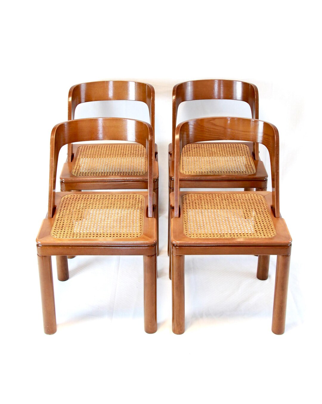 Sabot, Vintage Mid Century Modern Dining Chairs by RB Rossana, Set of 4 ...