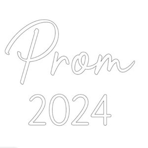 Prom 2024 Vinyl Decal - Etsy