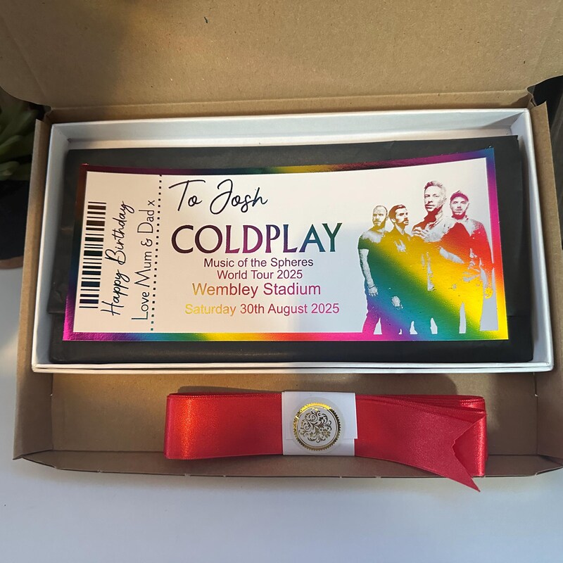 Coldplay - Etsy UK