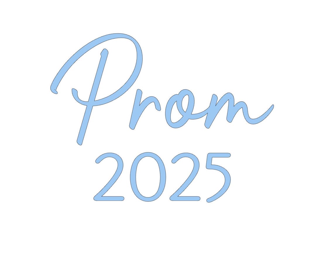 Prom 2025 Vinyl Decal - Etsy