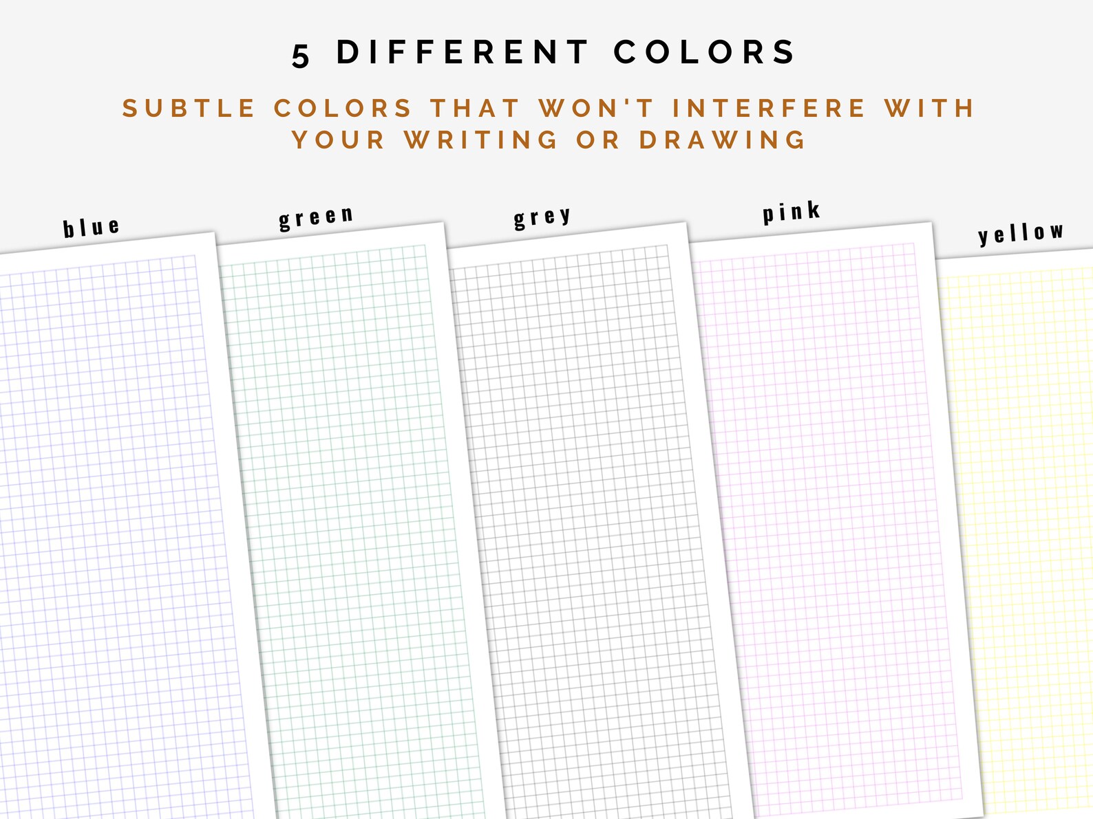 Printable Graph Paper, Grid Paper, Graph Paper Download, Sizes-0.5 Inch ...