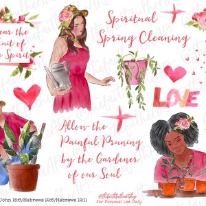 Spring Cleaning of the Heart. Bible Journaling/faith Planner Digital ...