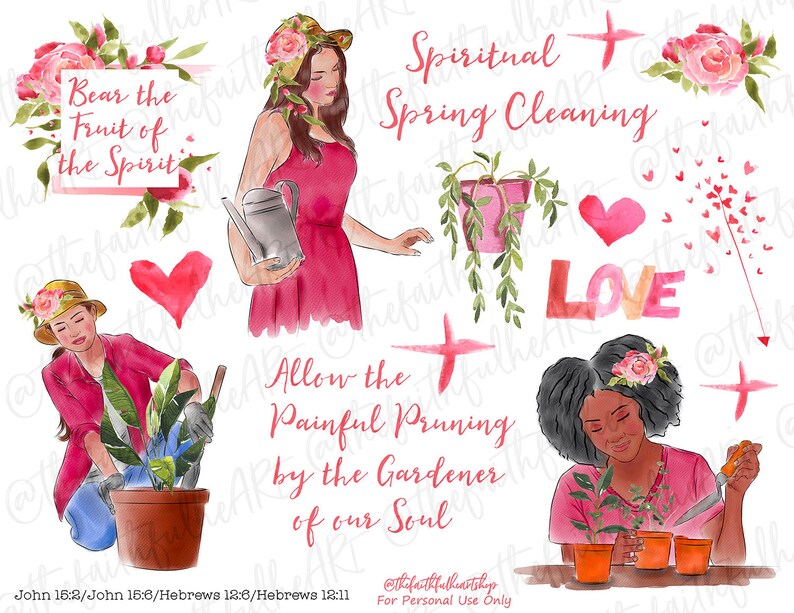 Spring Cleaning of the Heart. Bible Journaling/Faith Planner | Etsy