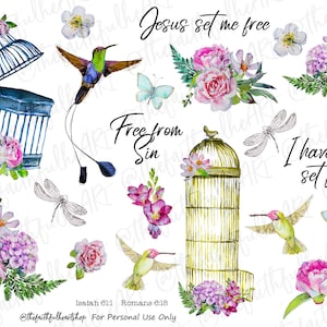 Set Free. Bible Journaling Digital Download Printable - Etsy