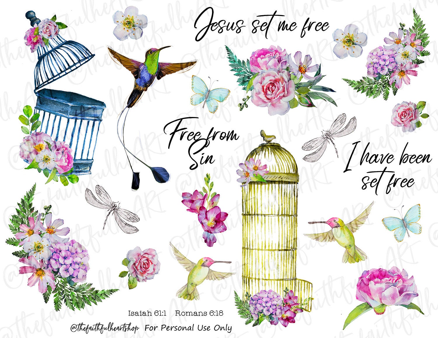 Set Free. Bible Journaling Digital Download Printable - Etsy