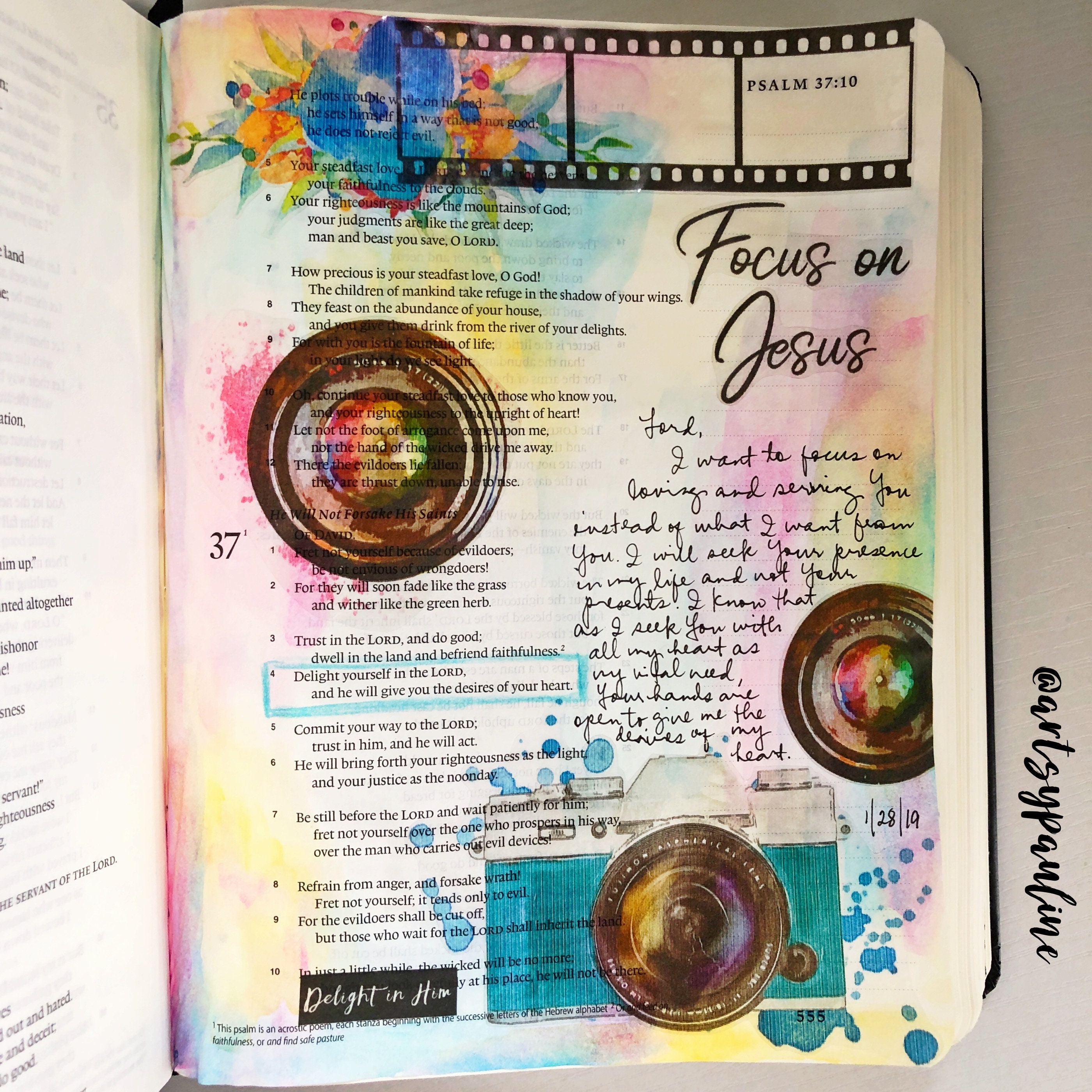 Magnify Christ. Bible Journaling Digital Download Printable | Etsy