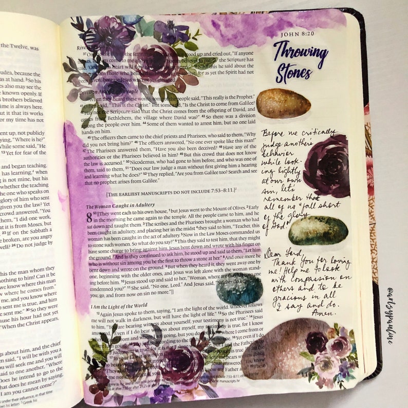 The Lord is My Rock. Bible Journaling/faith Planner Digital - Etsy