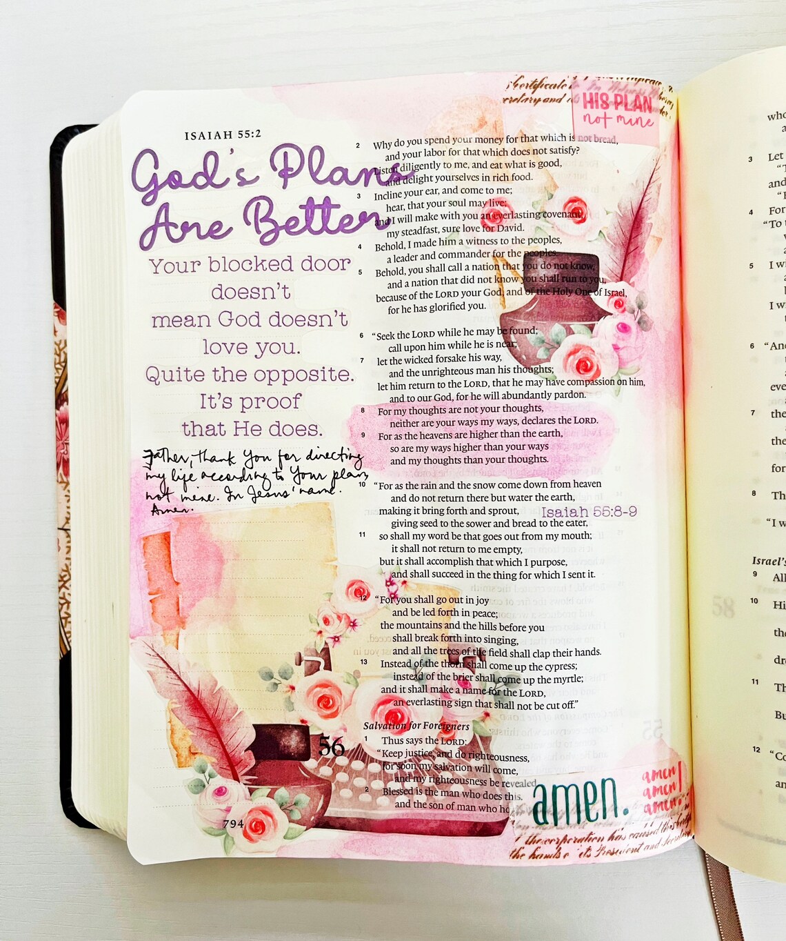 God's Plans Are Better, Bible Journaling Stickers, Planner, Christian ...