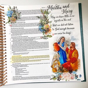 Women of the Bible: Mary and Martha in PDF. Bible Journaling/faith ...