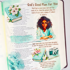 God's Good Plan for You, Bible Journaling Stickers Printable, Faith ...