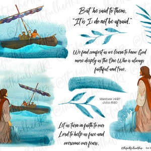 Trusting God in the Storm. Bible Journaling/faith Planner. Christian ...