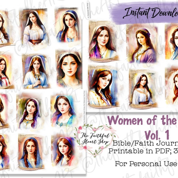 Women of the Bible Printables - Etsy
