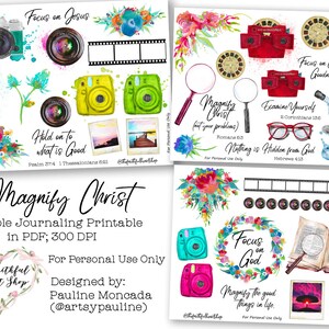 Magnify Christ. Bible Journaling Digital Download Printable - Etsy