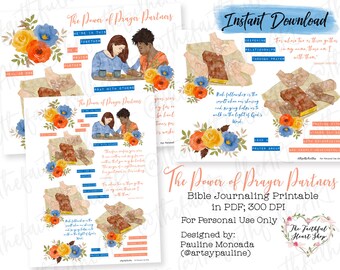The Power of Prayer. Bible Journaling/ Faith Planner Digital | Etsy