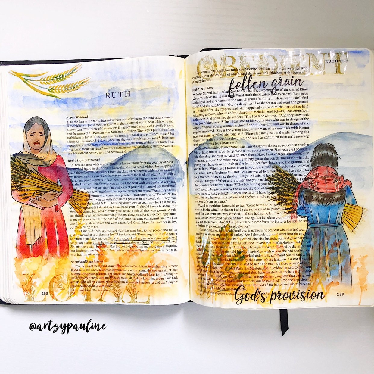 Women of the Bible: Ruth. Bible Journaling/faith Planner - Etsy Canada