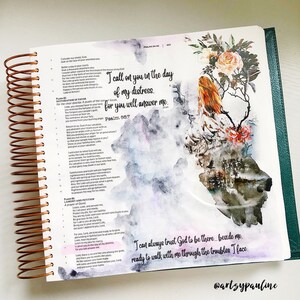 Overcoming Fear and Anxiety. Bible Journaling. Faith Planner Digital ...