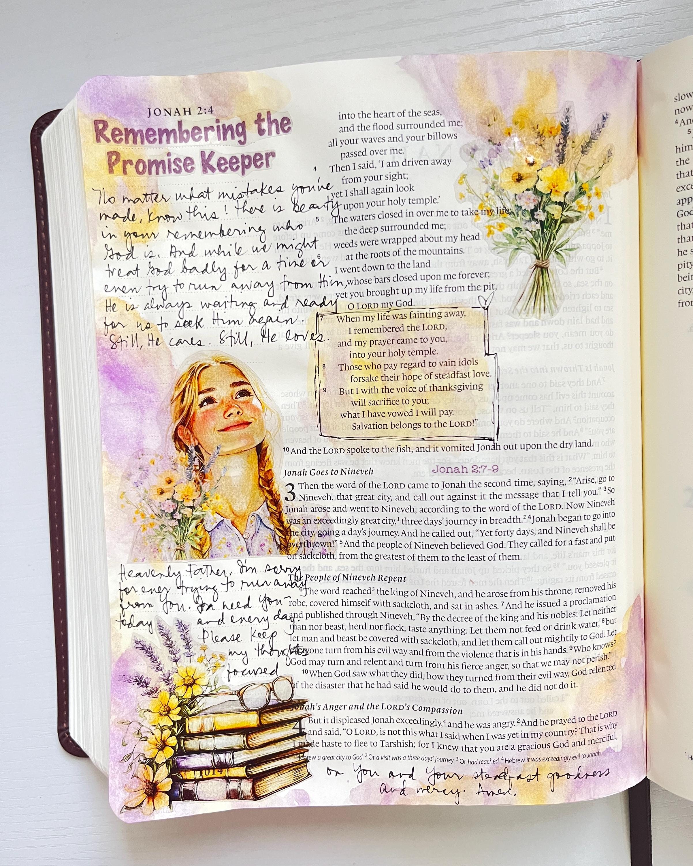 Remembering the Promise Keeper, Bible Journaling Stickers Printable ...