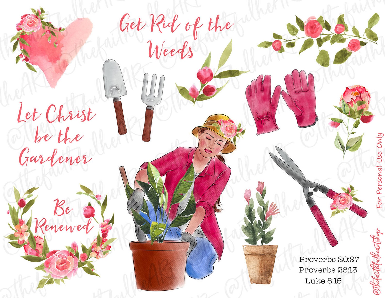 Spring Cleaning of the Heart. Bible Journaling/faith Planner - Etsy