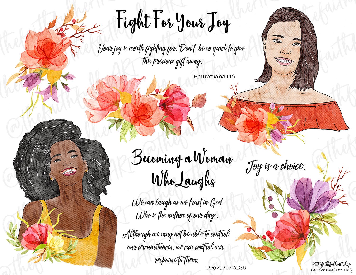 Fight for Your Joy. Bible Journaling. Faith Planner. | Etsy