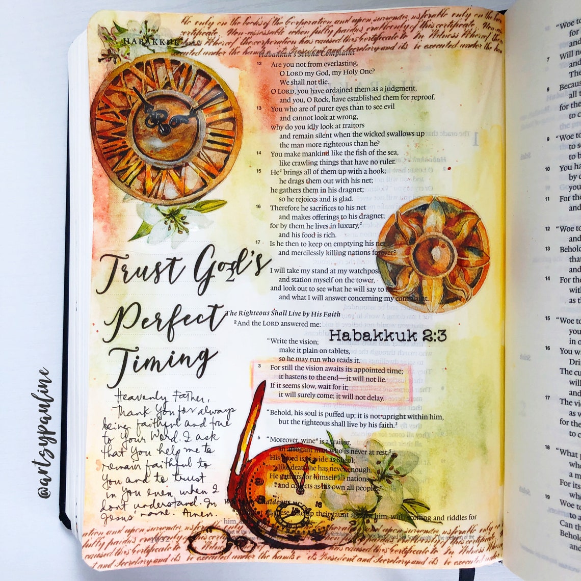 In His Time. Bible Journaling Digital Download Printable - Etsy