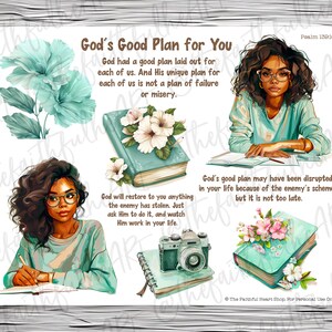 God's Good Plan for You, Bible Journaling Stickers Printable, Faith ...