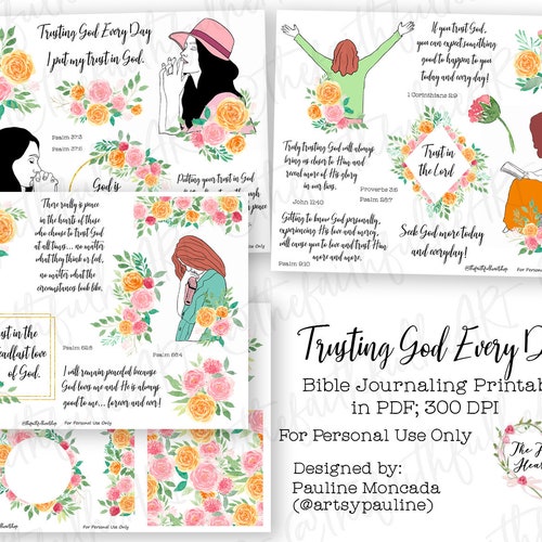 Walking God's Way. Bible Journaling. Faith Planner. - Etsy