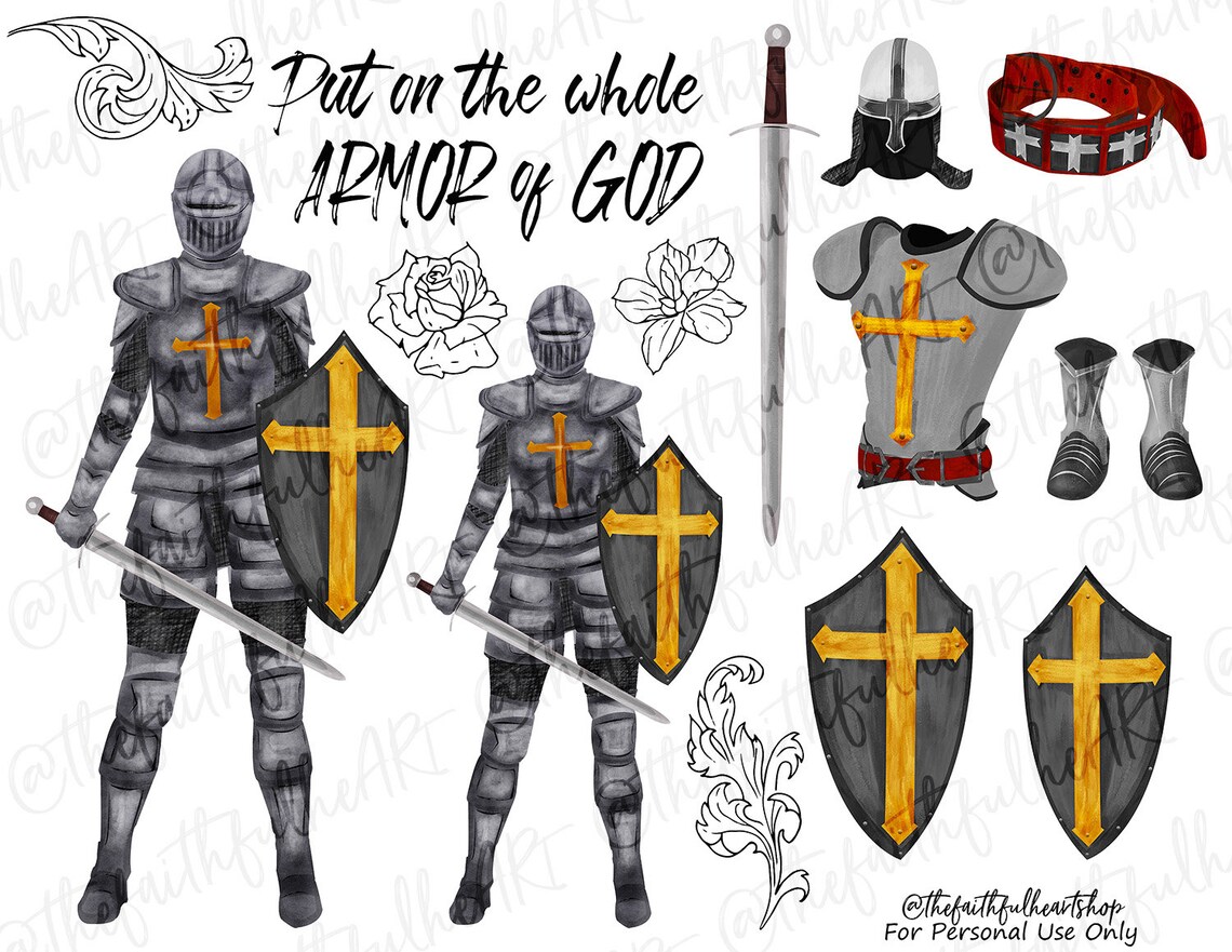 The Armor of God. Bible Journaling Digital Download Printable - Etsy