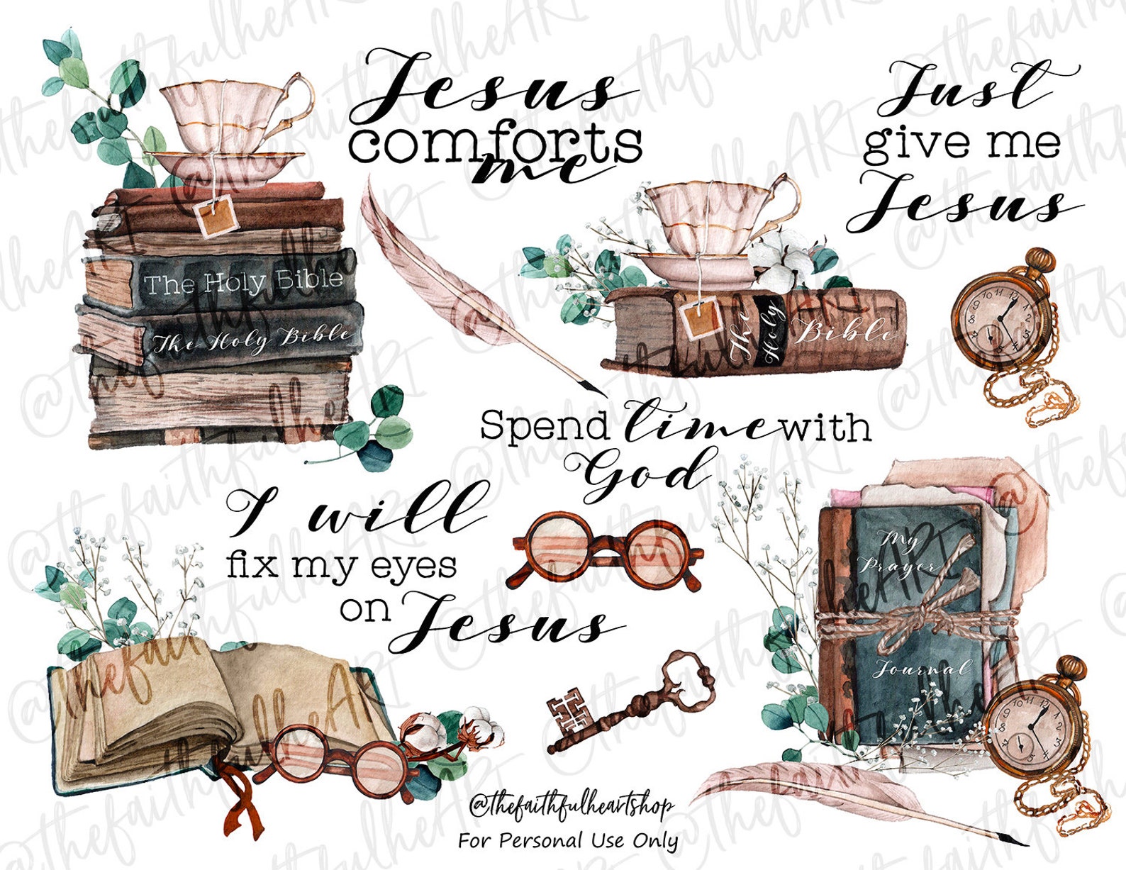 God's Love Letter, Bible Journaling Stickers Printable, Bible Art ...