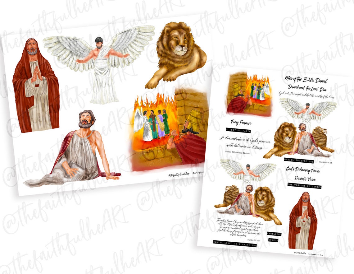 Men of the Bible: Daniel. Bible Journaling. Faith Planner. Christian ...