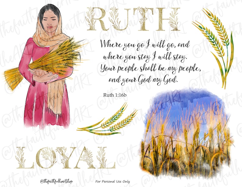 Women of the Bible: Ruth. Bible Journaling/faith Planner - Etsy