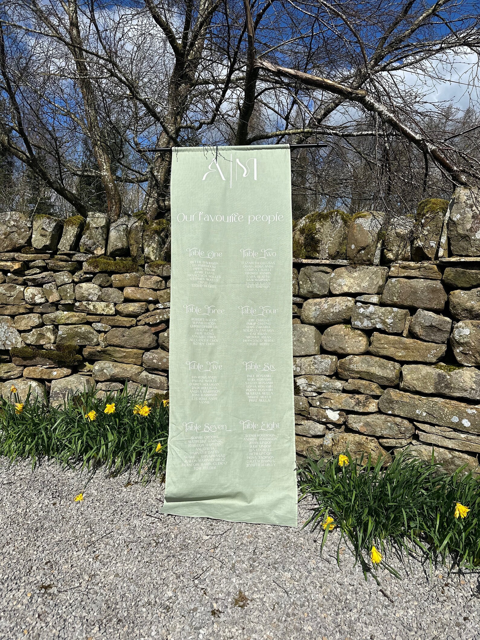 Wedding Linen Flag Banner | Alternative Wedding Sign | Wedding Fabric ...