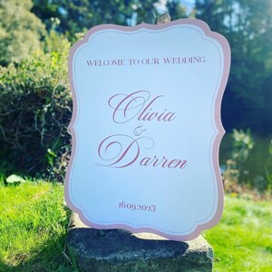 Wedding Welcome Sign Wedding Arch Sign Event Arch Sign Actual Physical ...
