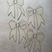 Wedding Bow Name Card Wedding Place Setting Bows Wedding Bow Wedding ...