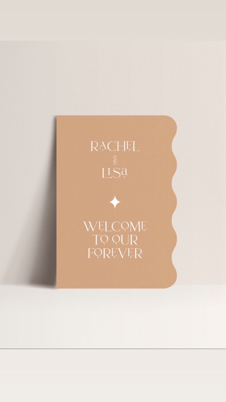 Wedding Welcome Sign Wedding Half Wave Sign Event Wave - Etsy