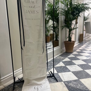 Wedding Linen Flag Banner | Alternative Wedding Sign | Wedding Fabric ...