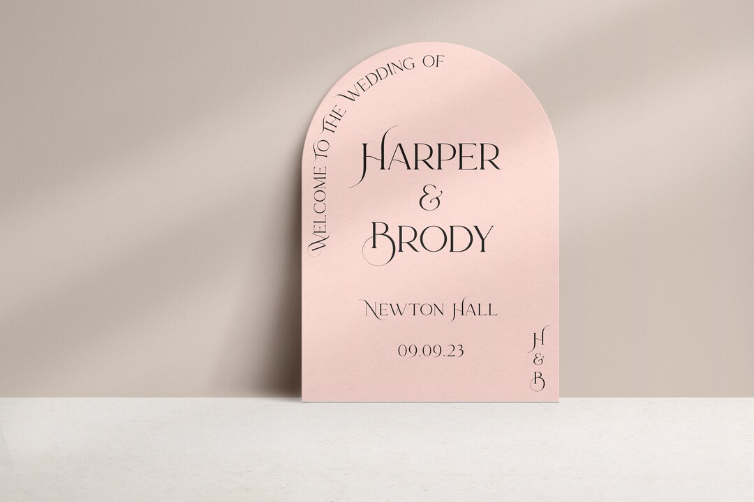 Wedding Welcome Sign | Wedding Arch Sign | Event Arch Sign | Actual ...