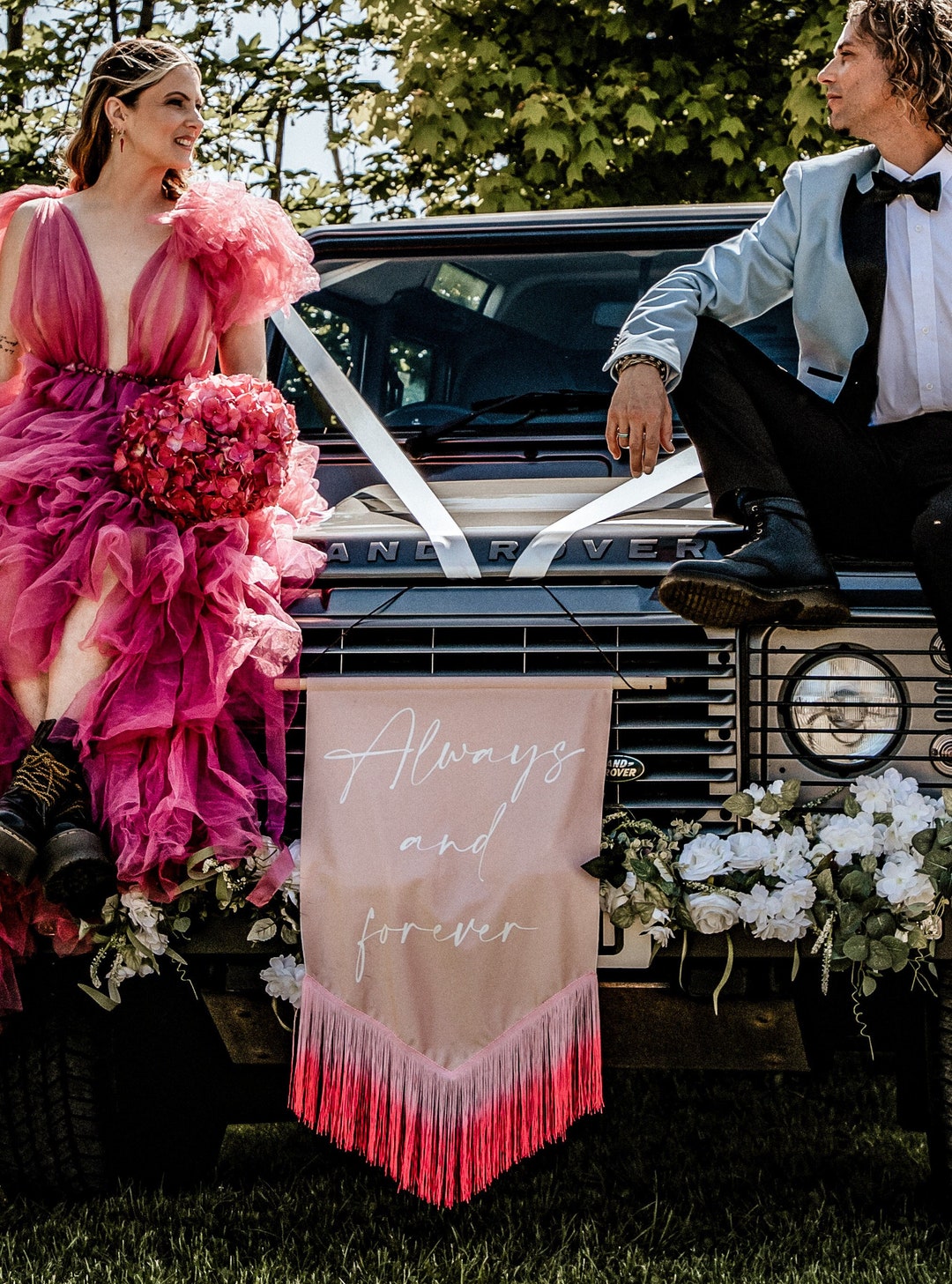 Wedding Velvet Hanging Flag Banner Alternative Wedding Wedding Signage ...