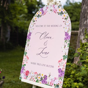 Wedding Welcome Sign Wedding Arch Sign Event Arch Sign ACTUAL PHYSICAL ...