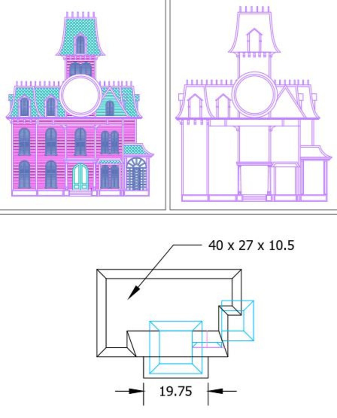 PLANS Addams Family Clock Tower - Etsy