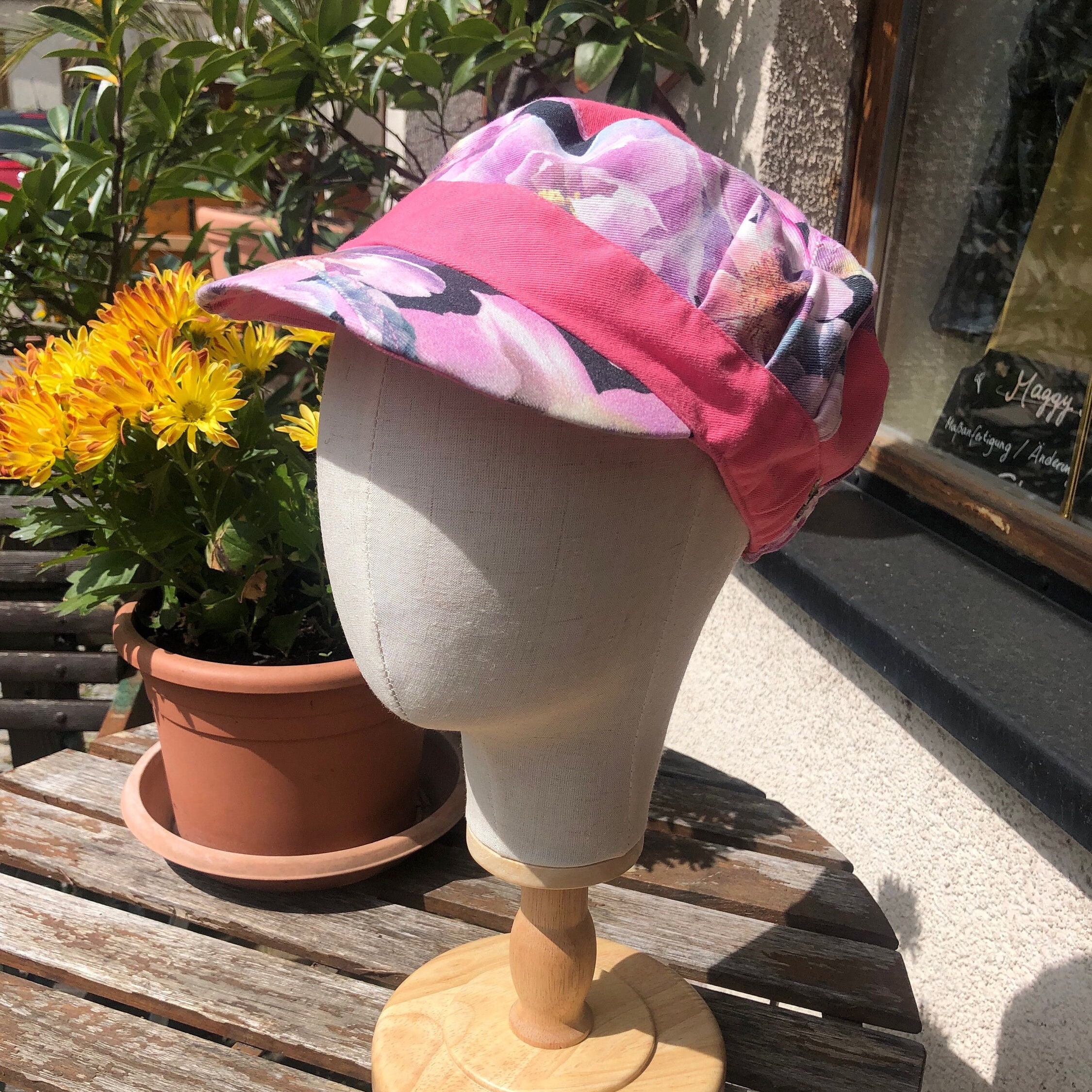 Summer Hat Made of Upcycled Jeans With Shield Model “mandy” - Etsy