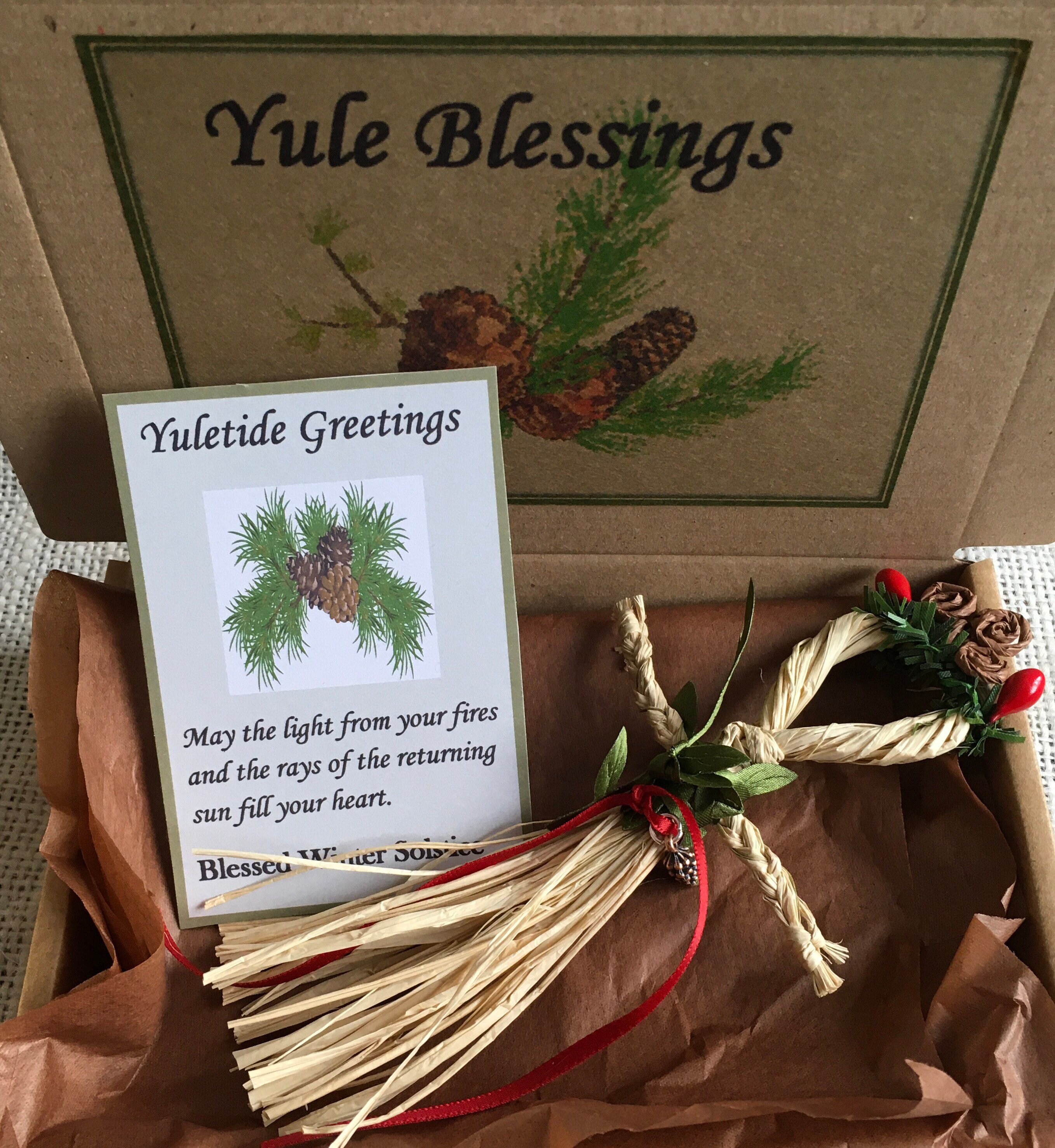 Yule Corn Doll Midwinter Solstice Yuletide Gift Natural - Etsy