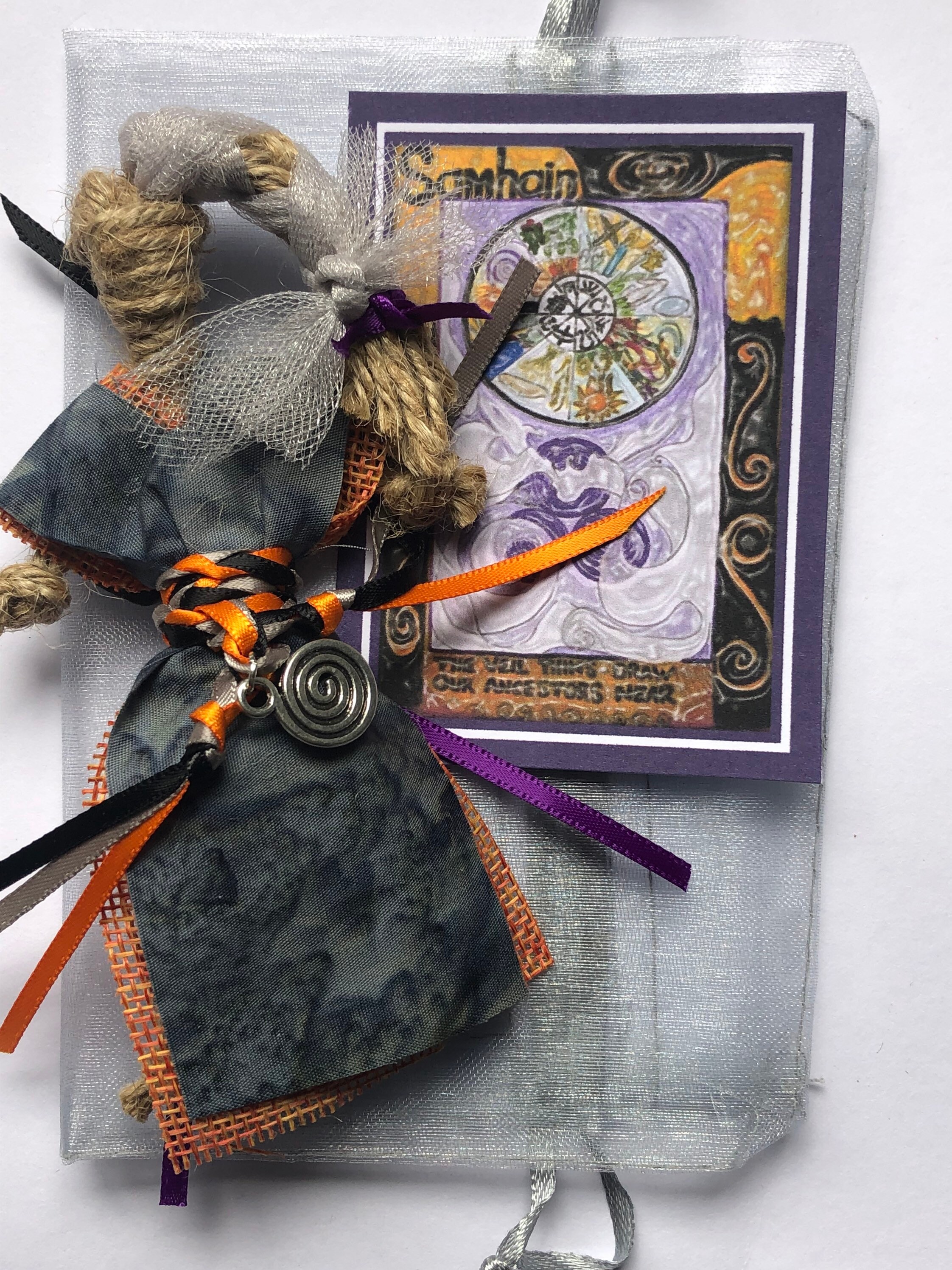 Samhain Blessing Poppet Doll: Kitchen Witch Talisman, Good Luck Charm ...