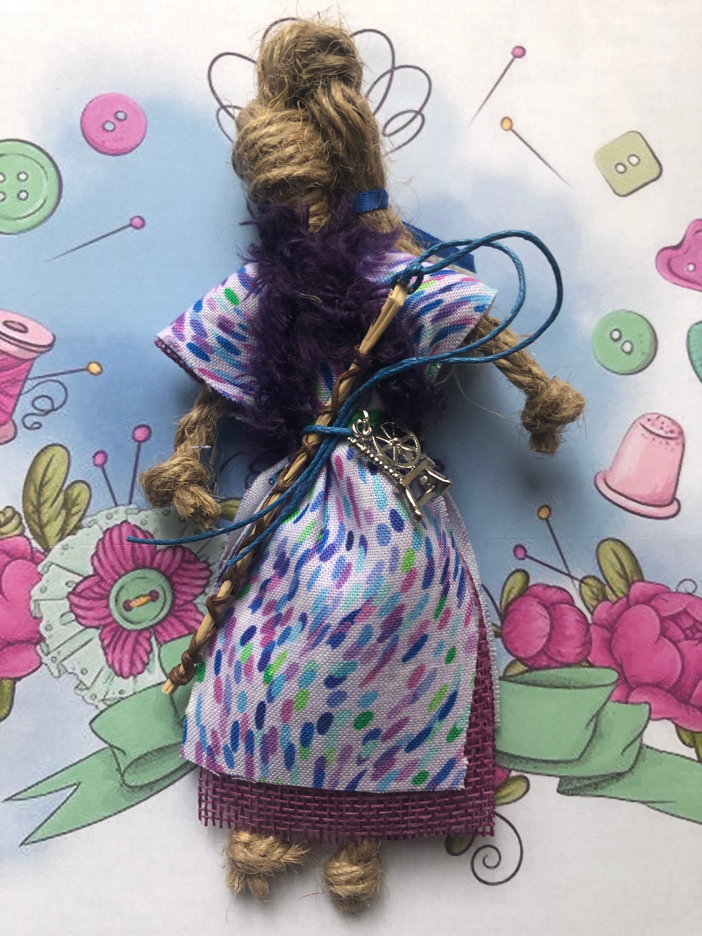 Stitch Witch Poppet for Fabric Crafter Companion Talisman Good Luck ...