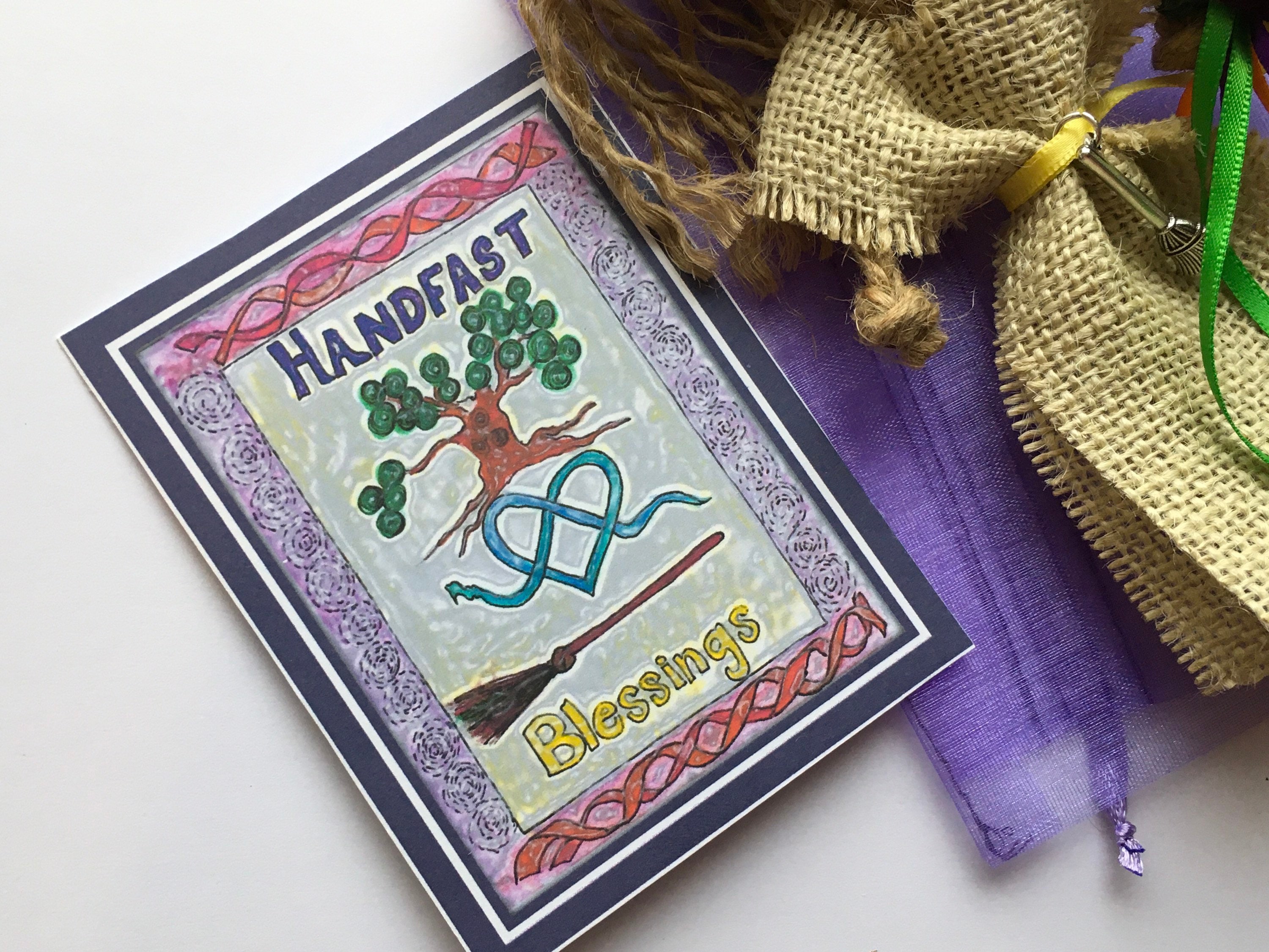 Kitchen Witch Handfasting Wedding Engagement Blessing Gift Good Luck ...