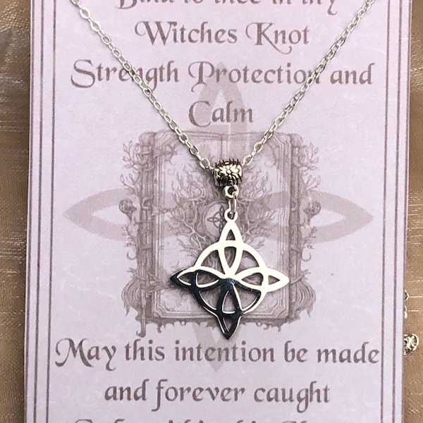Witch Knot Necklace - Etsy