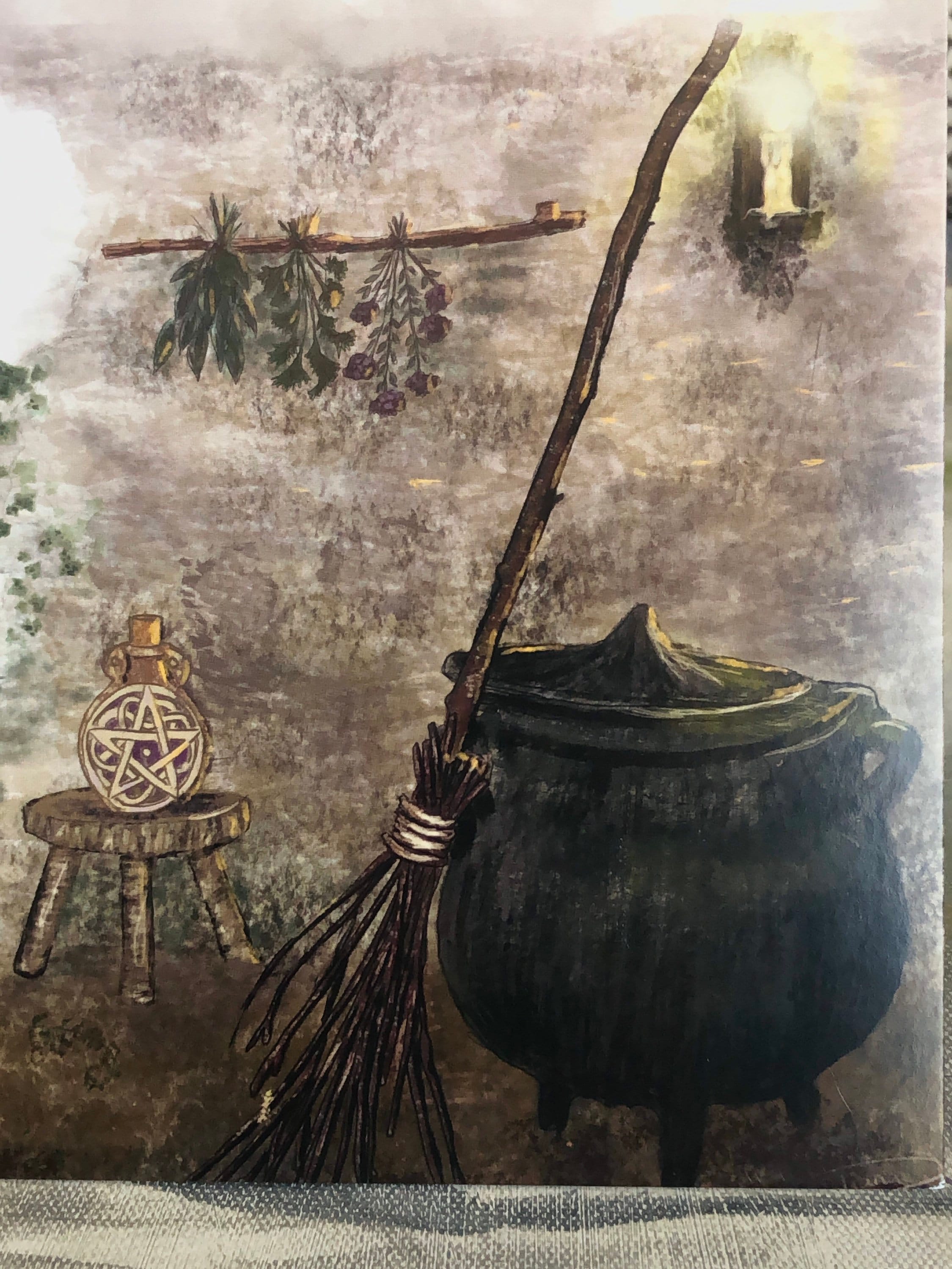 Wiccan Witch Cottage Greeting Card: Not Every Witch Lives in Salem - Etsy